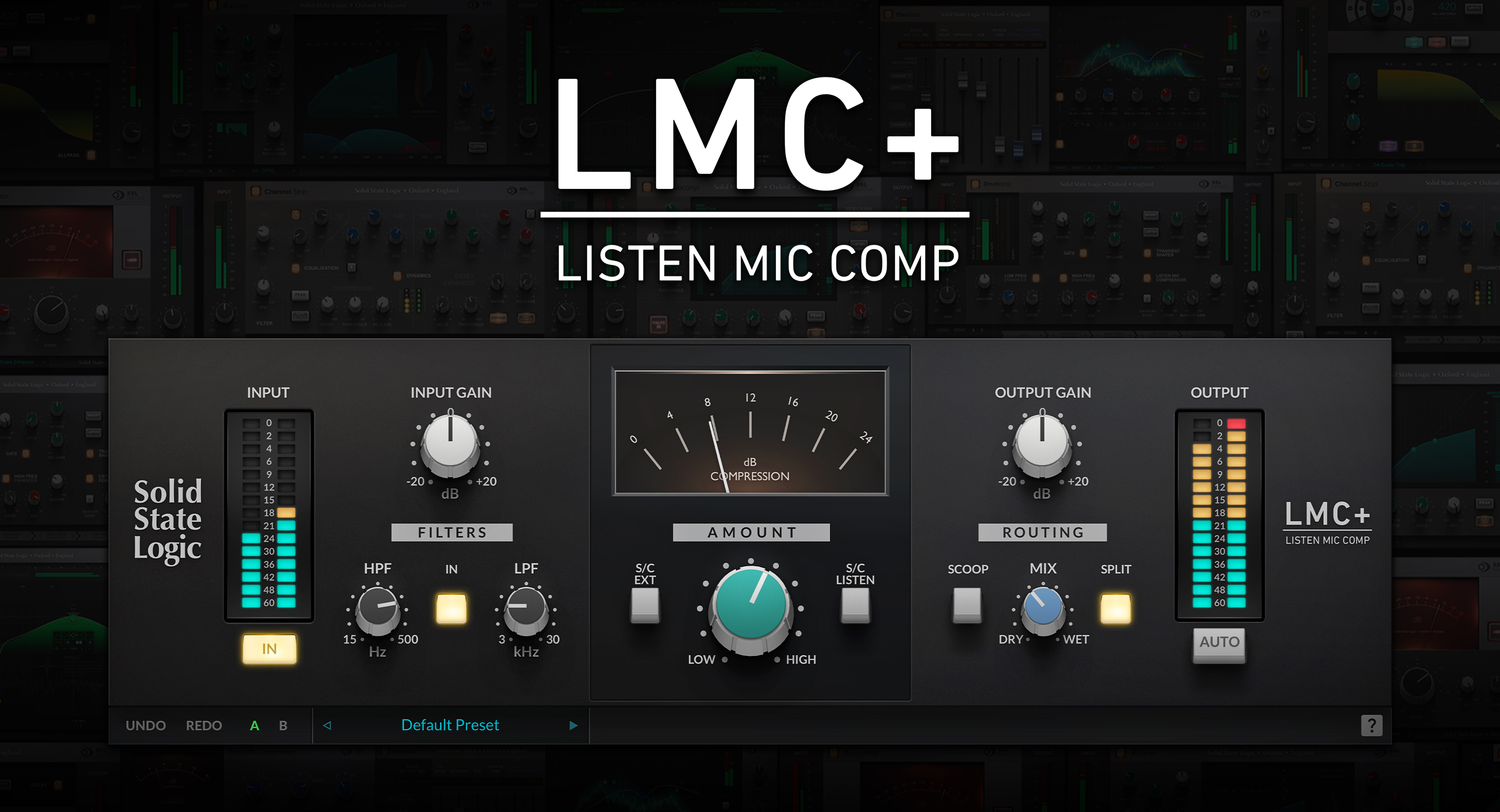 Solid State Logic Launches New LMC+ Classic Compressor Plug-in